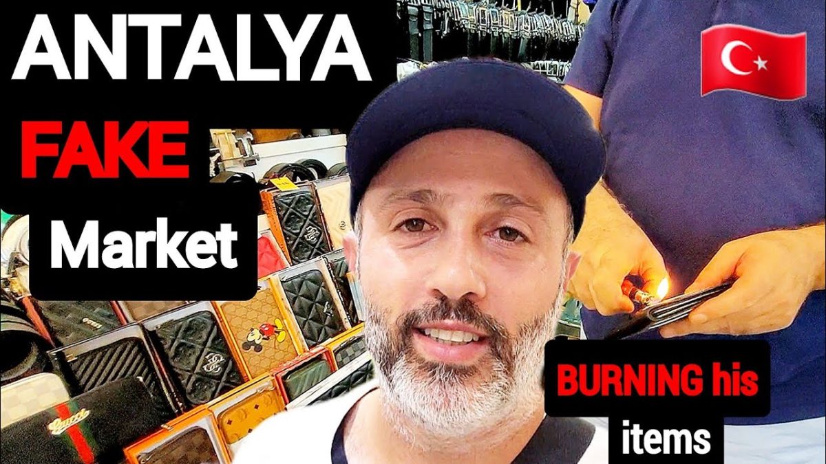 Experience The Mysterious World Of The "Fake Market" In Antalya, Turkey!